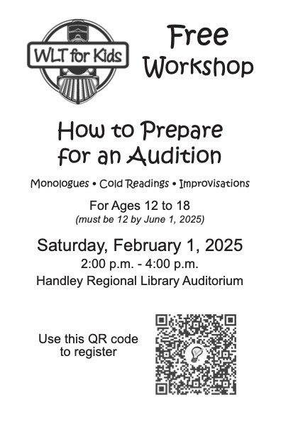 WLT For Kids - Audition Workshop ~ Winchester Little Theatre
